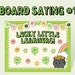 St Patricks Day Bulletin Board Kit, Retro St Patrick Classroom Decor ...