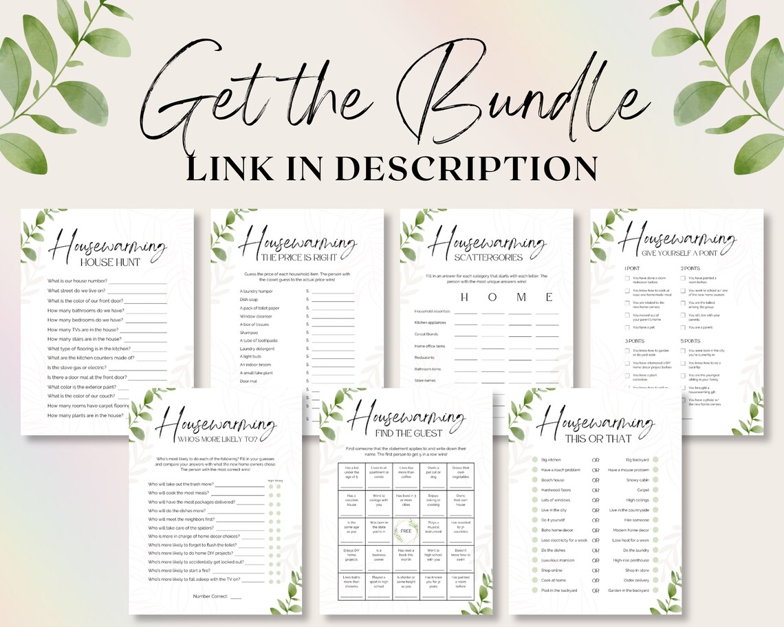 Housewarming House Hunt New House Scavenger Hunt - Etsy