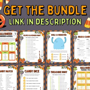 Halloween Grab Candy If Game, Halloween Party Game, Halloween Printable ...