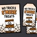 Halloween Smores Treat Tag Halloween Treat Bag Tags Smores - Etsy