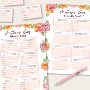 Mothers Day Game Bundle, Mothers Day Party Game, Printable Mother Day ...