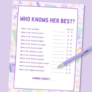 Slumber Party Games Bundle, Girls Sleepover Games, Tween Birthday Party ...