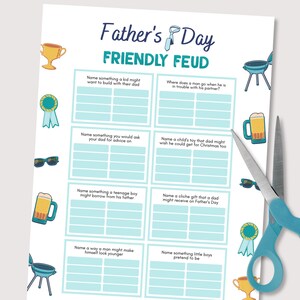 Fathers Day Game Bundle, Printable Fathers Day Game for Family, Fathers ...