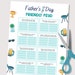 Fathers Day Game Bundle, Printable Fathers Day Game for Family, Fathers ...