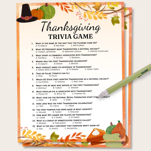 Thanksgiving Party - Etsy
