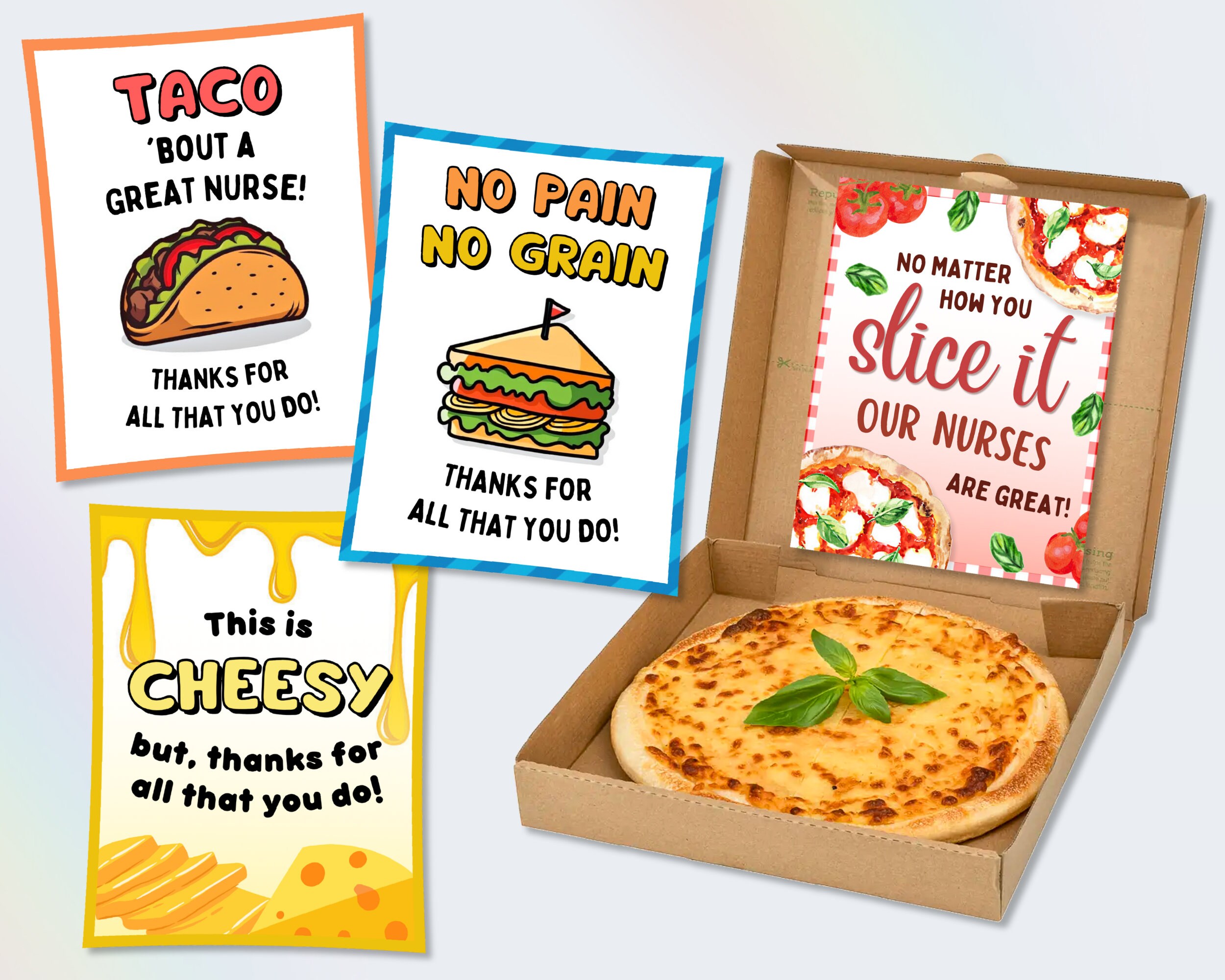 Nurse Appreciation Signs Printable, Nurses Week Lunch Appreciation Sign ...