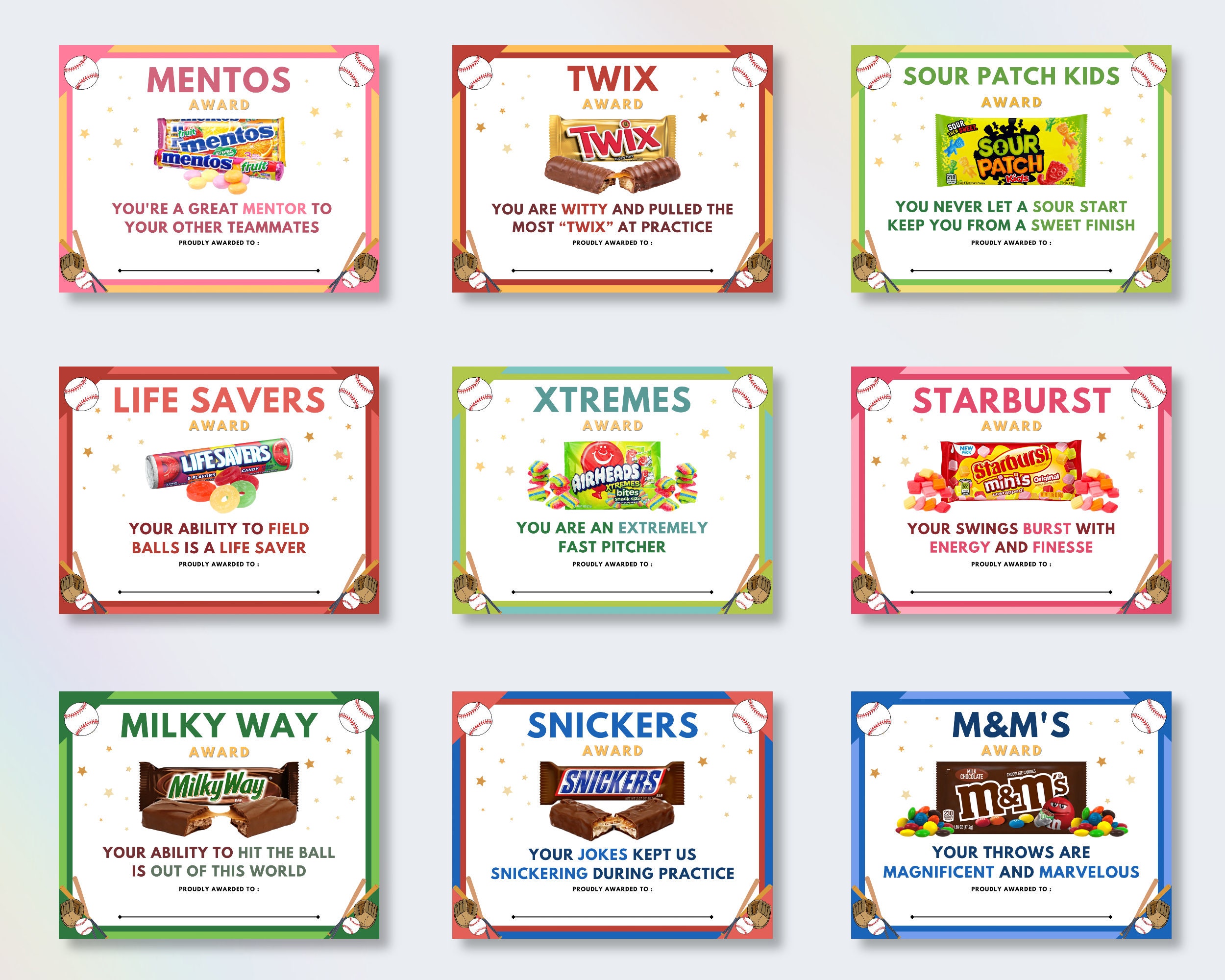 Candy Bar Sayings For Sports