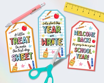 Welcome Back to School Tag for Students First Day of School Gift Tag ...