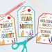 Back to School Gift Tag Bundle First Day of School Gift Tag - Etsy