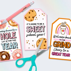 Back to School Gift Tag Bundle, First Day of School Gift Tag, Welcome ...
