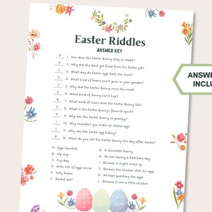Easter Riddles, Easter Riddles for Kids, Fun Easter Activity for Kids ...