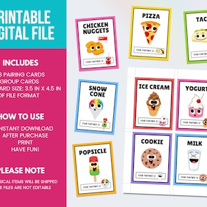 Classroom Partner Pairing Cards, Student Partner Cards for Classroom ...