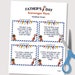 Printable Fathers Day Scavenger Hunt, Fathers Day Treasure Hunt Clues ...
