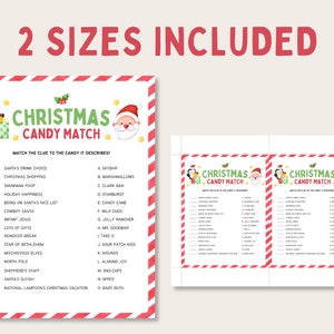 Christmas Candy Match Game, Christmas Candy Game, Christmas Trivia Quiz ...