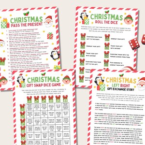 20 Christmas Games Bundle, Family Christmas Party Games , Christmas ...