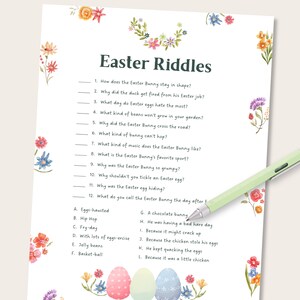 Easter Riddles, Easter Riddles for Kids, Fun Easter Activity for Kids ...