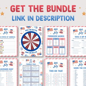 4th of July Scavenger Hunt, Printable Fourth of July Kids Activity ...