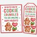 Christmas Cookies Gift Tag, Christmas Staff Appreciation Treat Tag ...