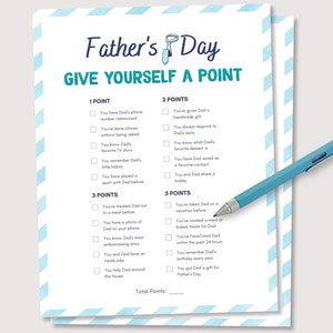 Fathers Day Game Bundle, Printable Fathers Day Game for Family, Fathers ...