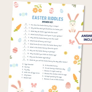 Easter Riddles for Kids, Easter Riddles Game, Kids Easter Activity ...