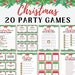 Printable Christmas Game Bundle, Christmas Party Games for Family ...
