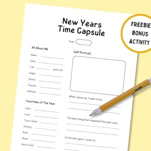 New Years Bulletin Board Kit, New Year January Bulletin Board Decor ...