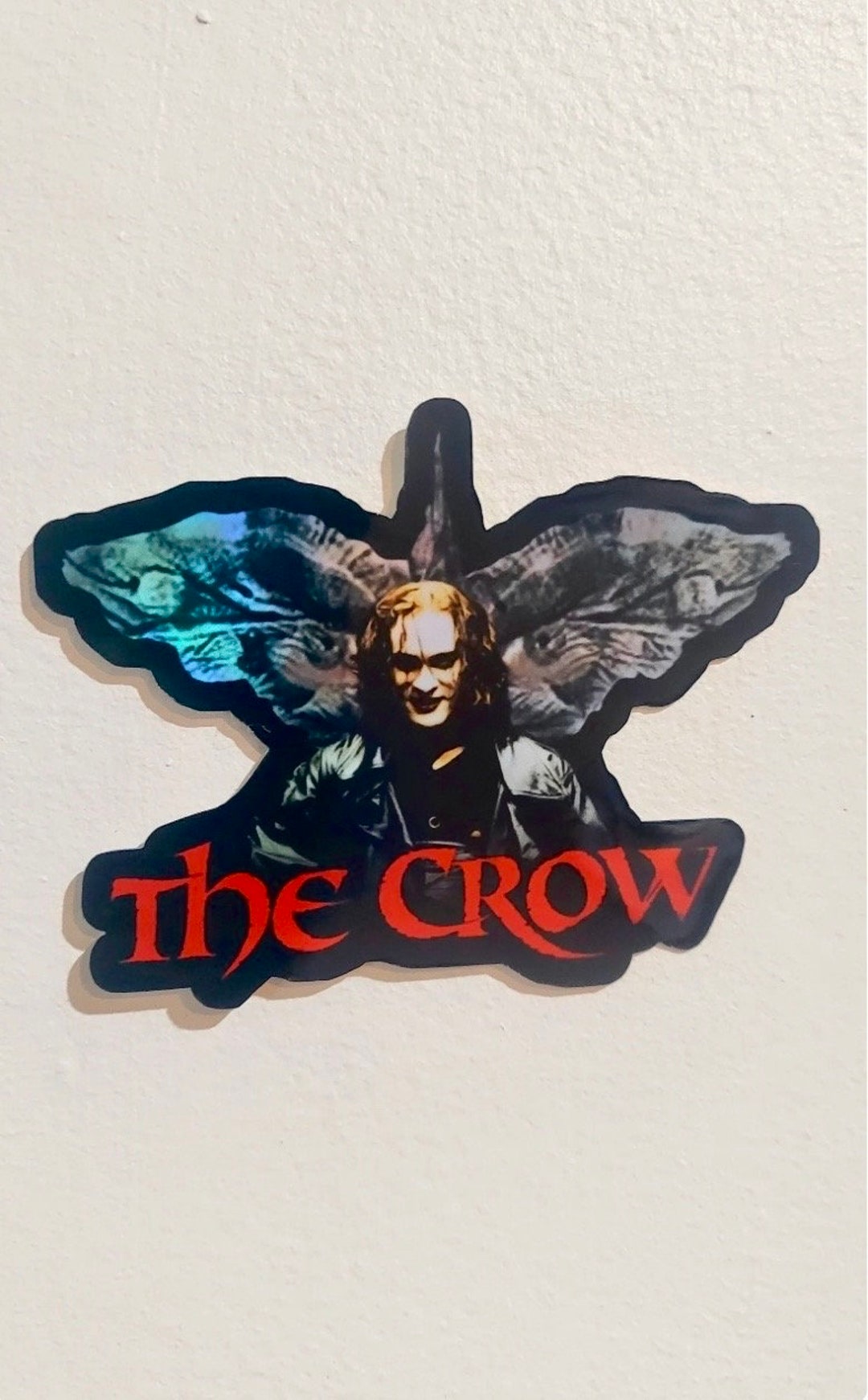 The Crow Holographic Vinyl Sticker - Etsy
