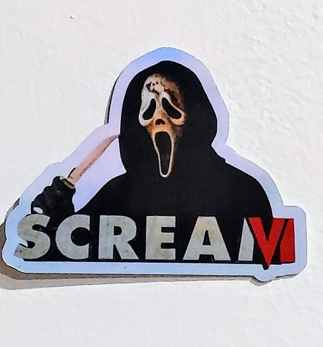 Scream 6 Holographic Vinyl Sticker - Etsy