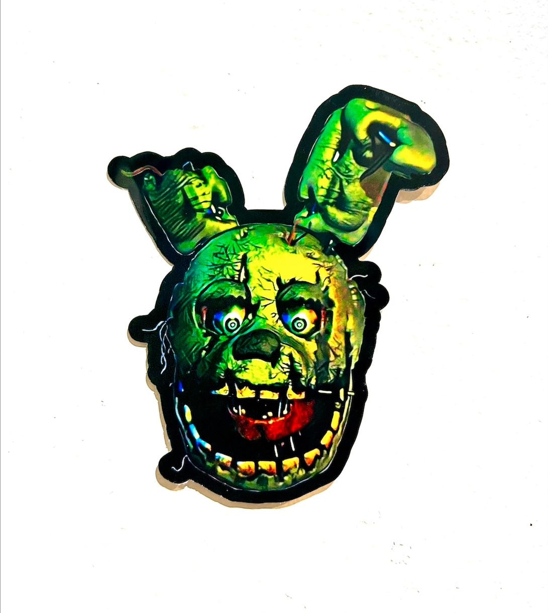 Springtrap FNAF Holographic Sticker - Etsy