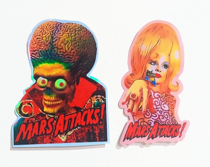 Sticker of ACK ACK / Holographic Sticker / Trippy Sticker / Spooky ...