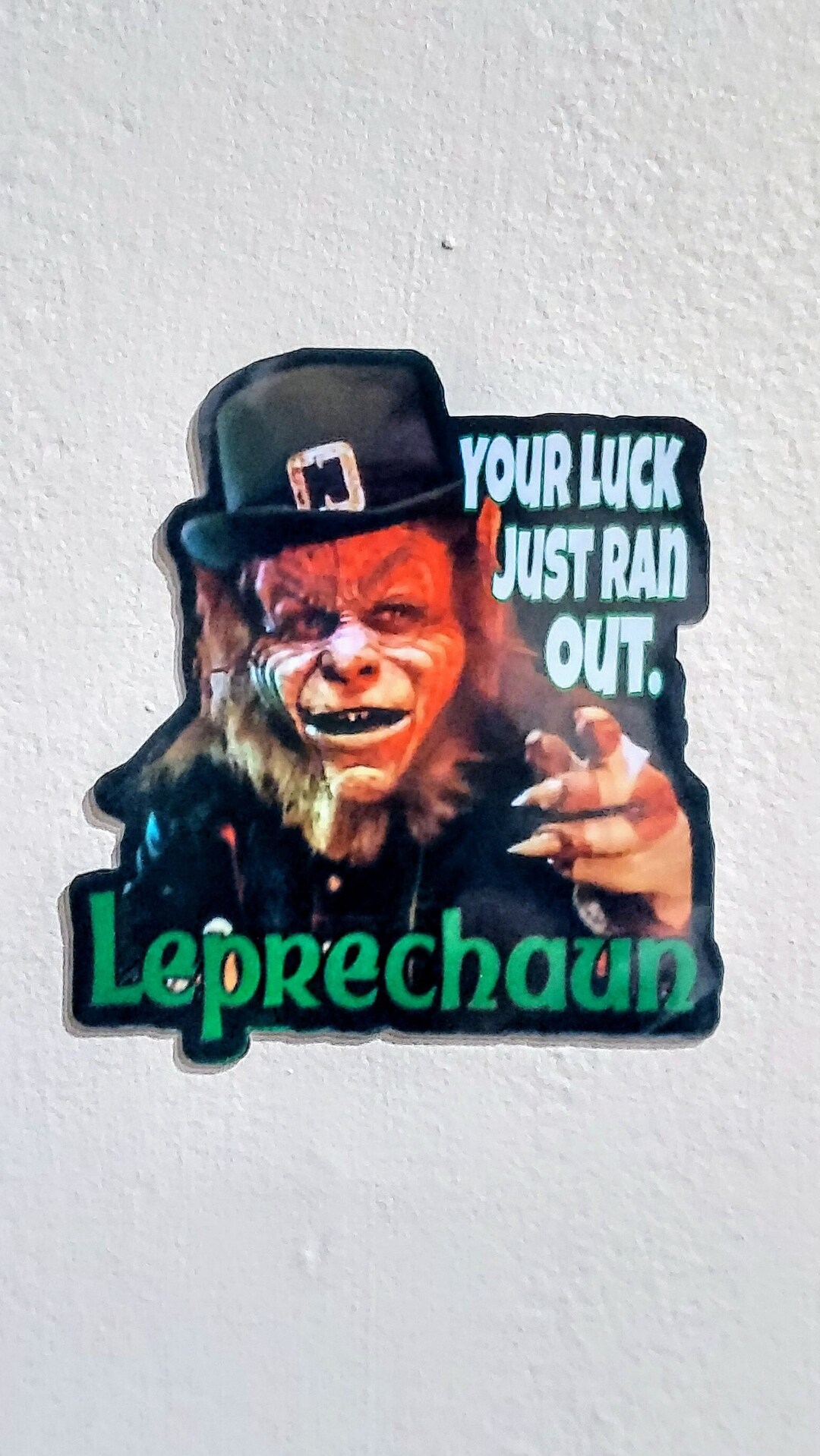 Leprechaun Holographic Vinyl Sticker - Etsy
