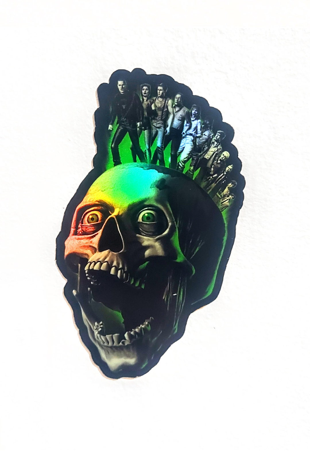 Return of the Living Dead Screaming Skull Holographic Sticker. - Etsy