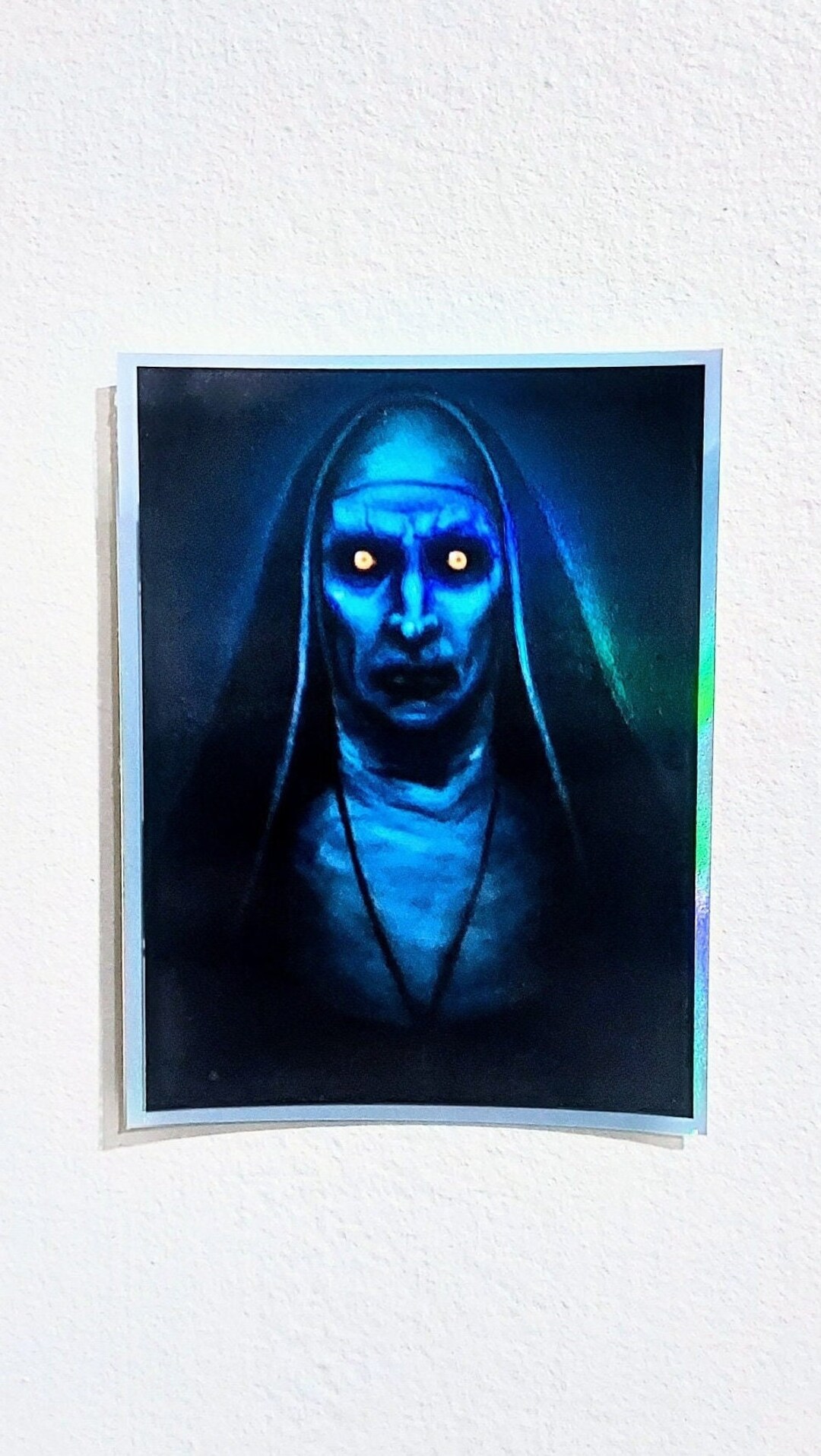 Valak the Nun Holographic Vinyl Sticker - Etsy