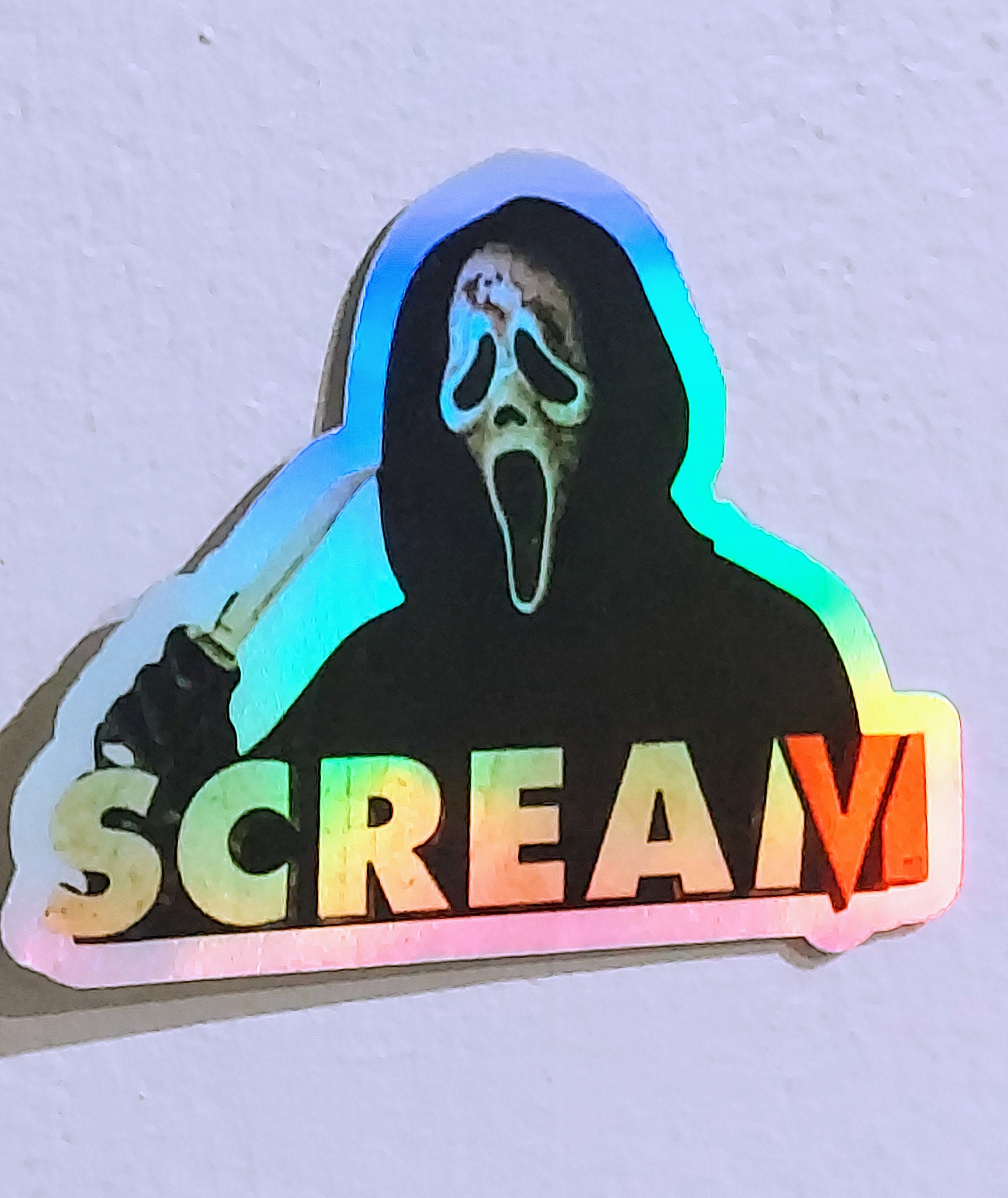Scream 6 Holographic Vinyl Sticker - Etsy