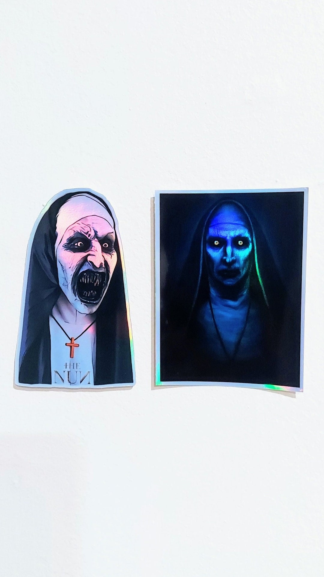 Valak the Nun Holographic Vinyl Sticker - Etsy