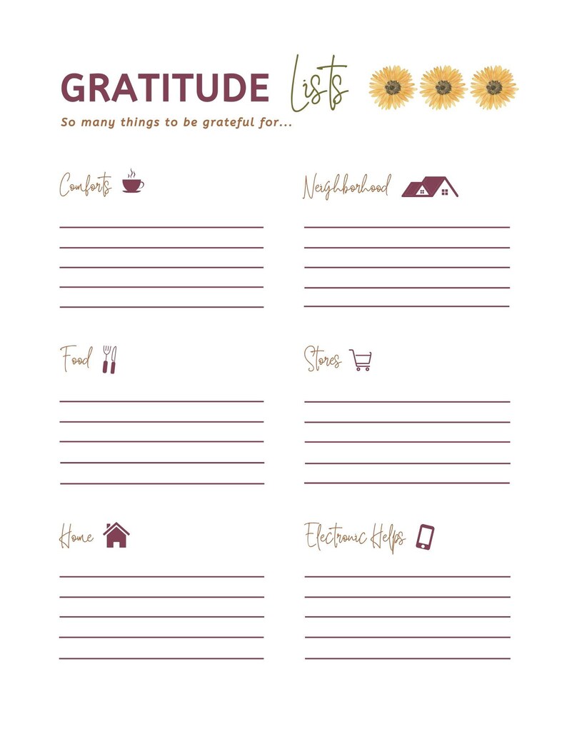 Gratitude Journal Printable | Thankfulness & Praise Book | Christian ...