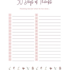 Gratitude Journal Printable | Thankfulness & Praise Book | Christian ...