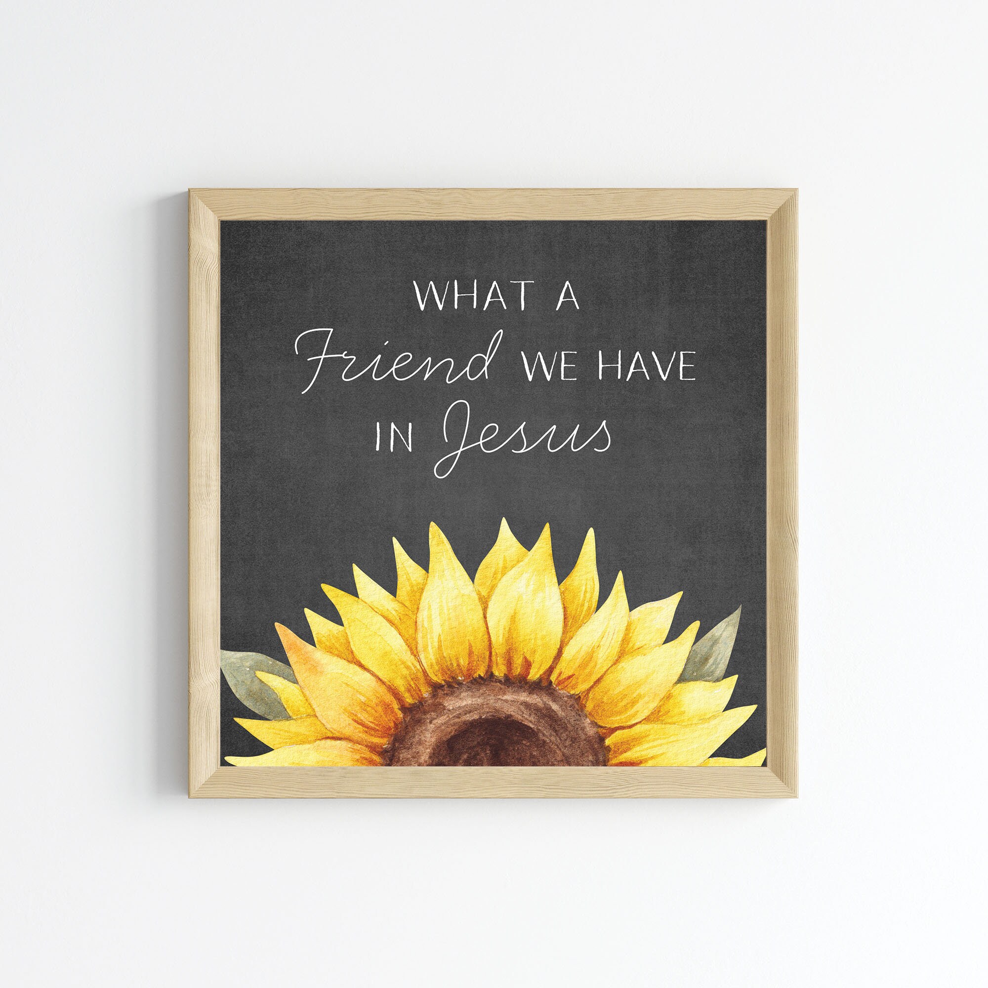 What A Friend We Have in Jesus Printable Wall Art - Etsy