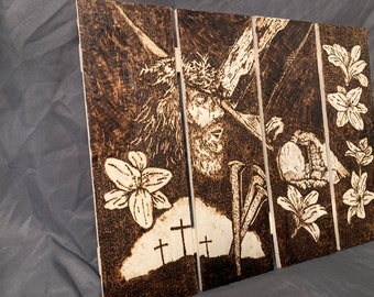 Jesus Wood Burning - Etsy