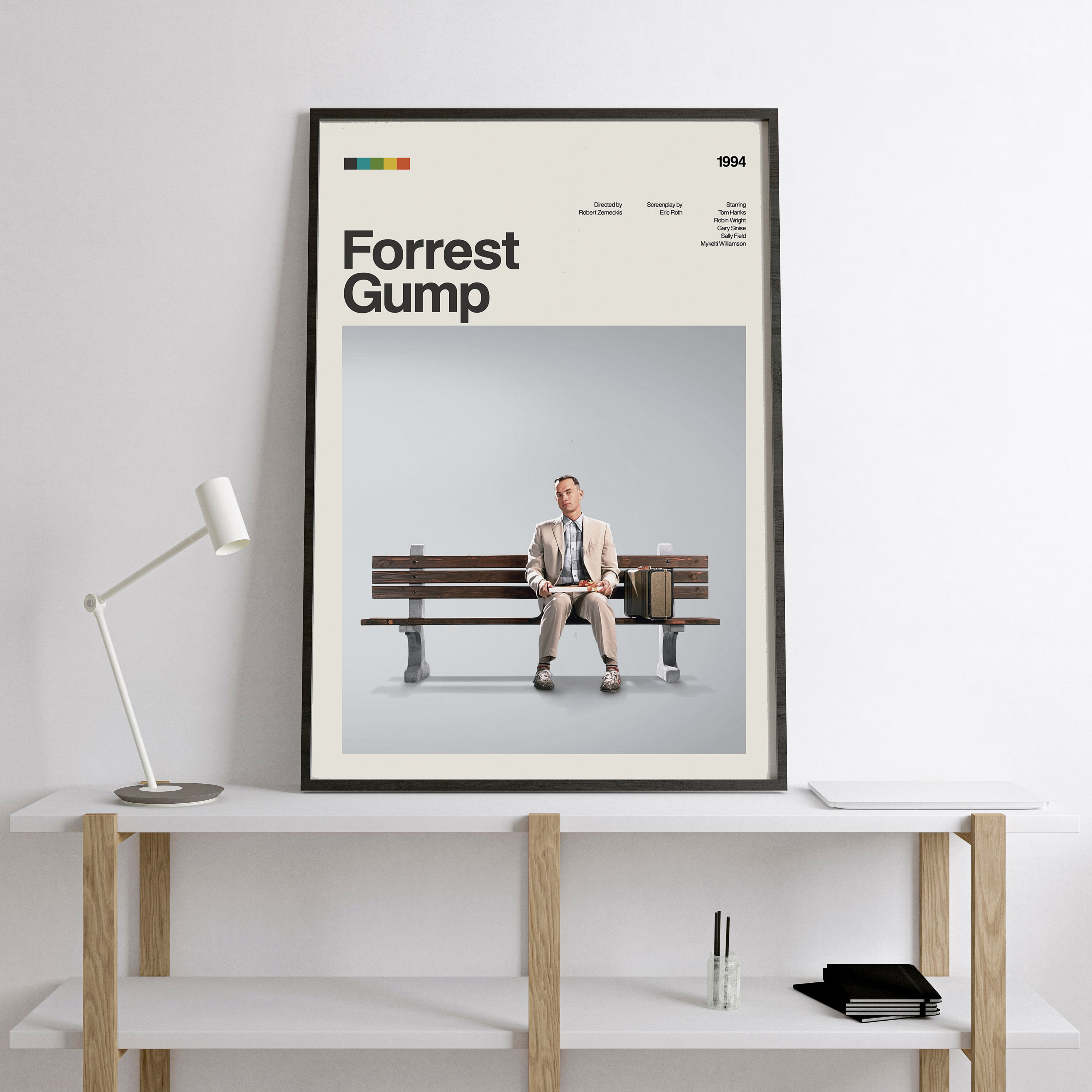 Forrest Gump Movie Poster, Forrest Gump Modern Movie Poster sold by ...