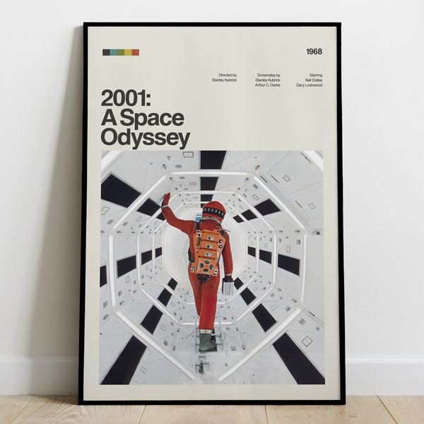 2001 Space Odyssey Poster - Etsy