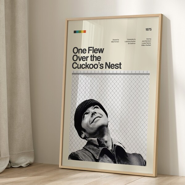 One Flew Over the Cuckoos Nest Poster - Etsy