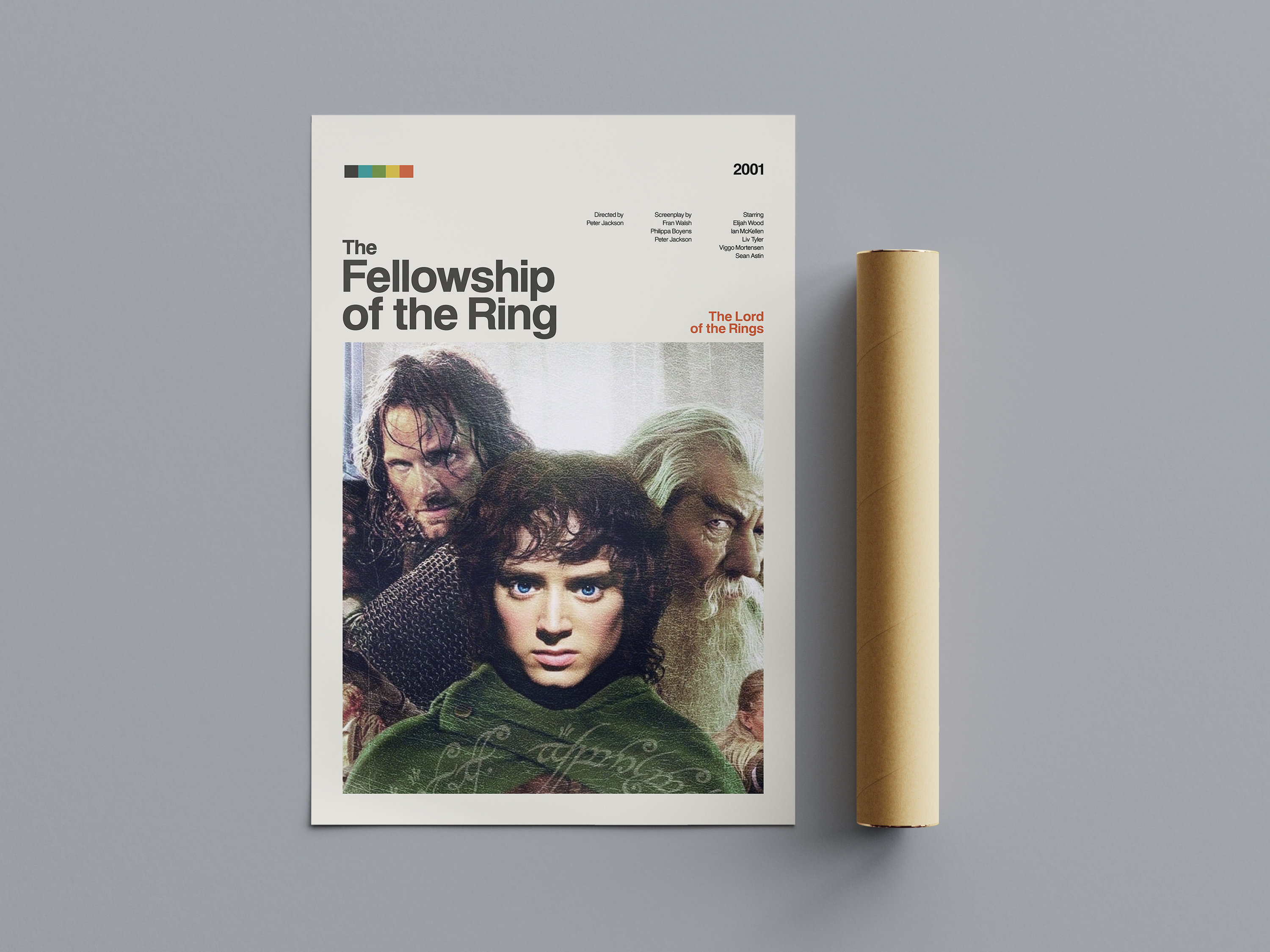 The Lord of the Rings The Fellowship of the Ring Movie Poster sold by ...