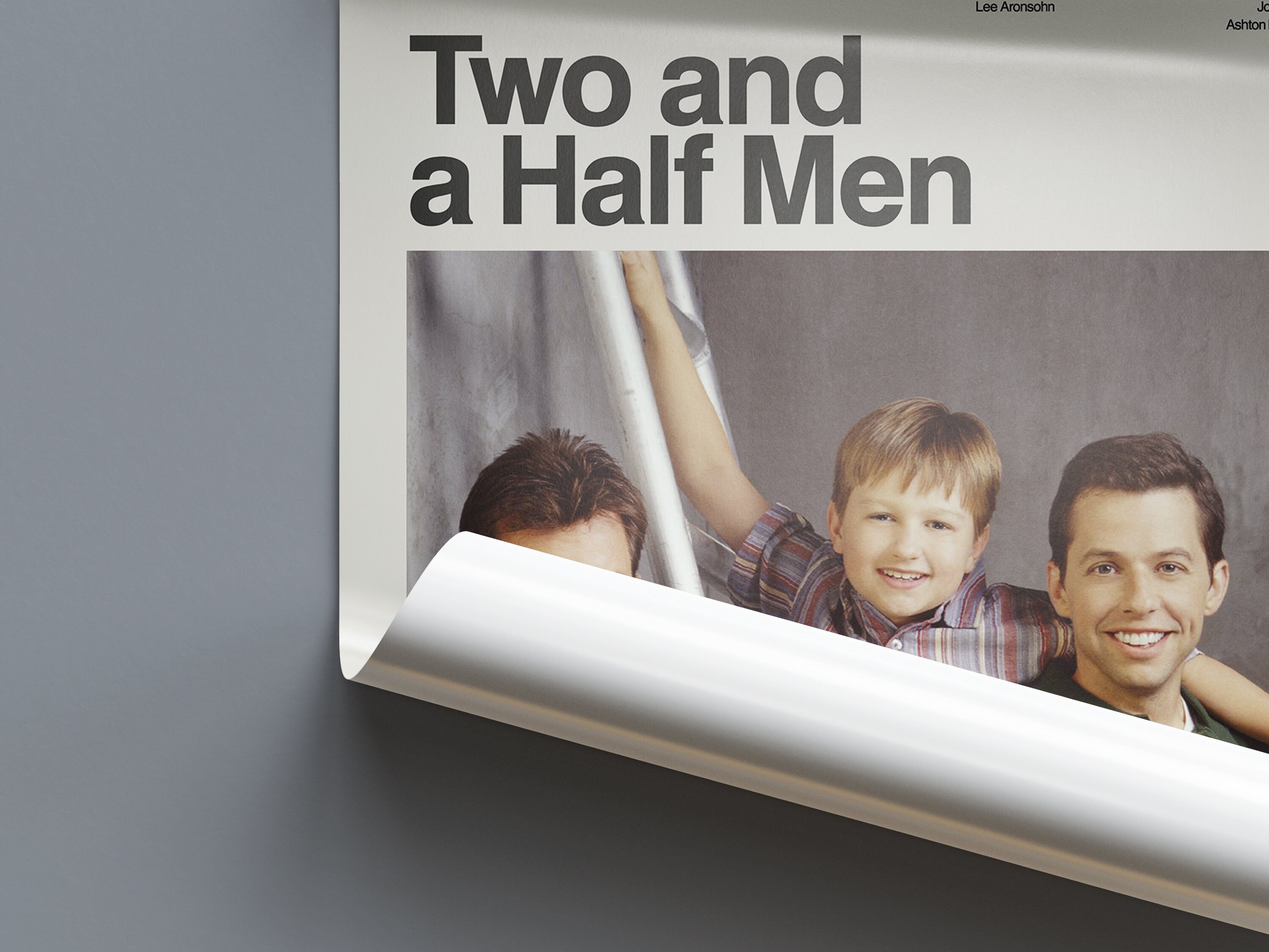 Two And A Half Men Poster