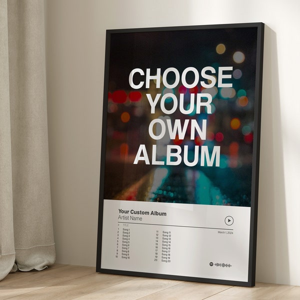 Acrylic Album Cover - Etsy