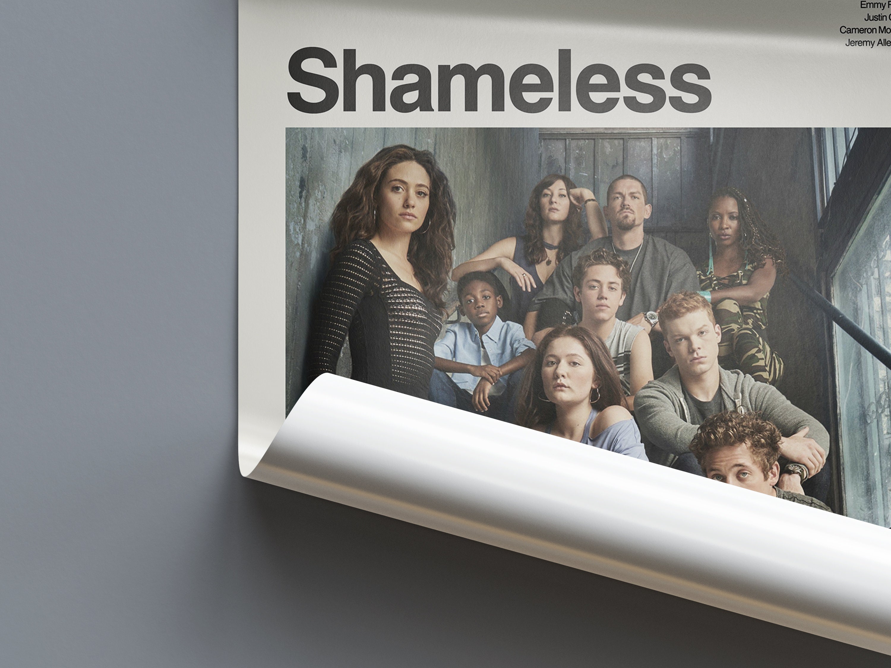 Shameless Poster Shameless Modern Tv Series Poster Print - Etsy UK