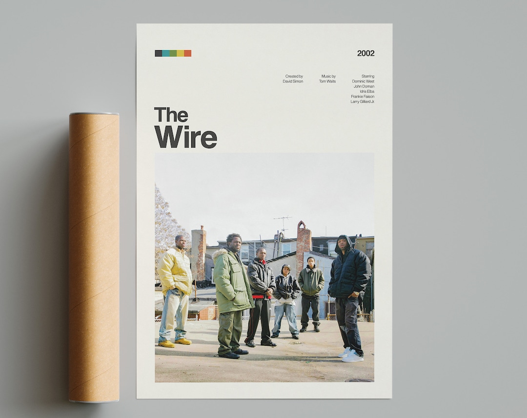 The Wire Poster Modern Tv Series Poster Print the Wire Tv - Etsy