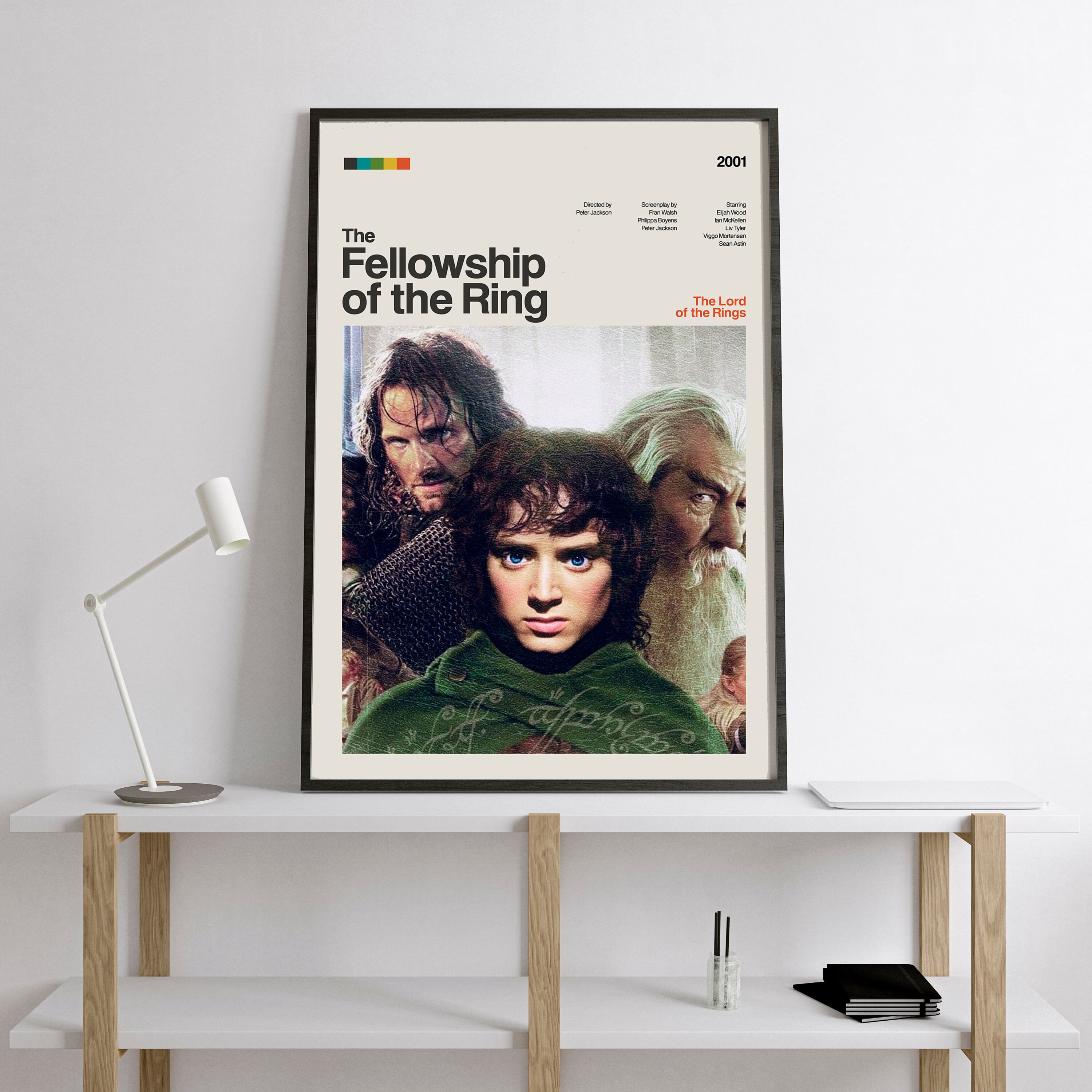 The Lord of the Rings The Fellowship of the Ring Movie Poster sold by ...