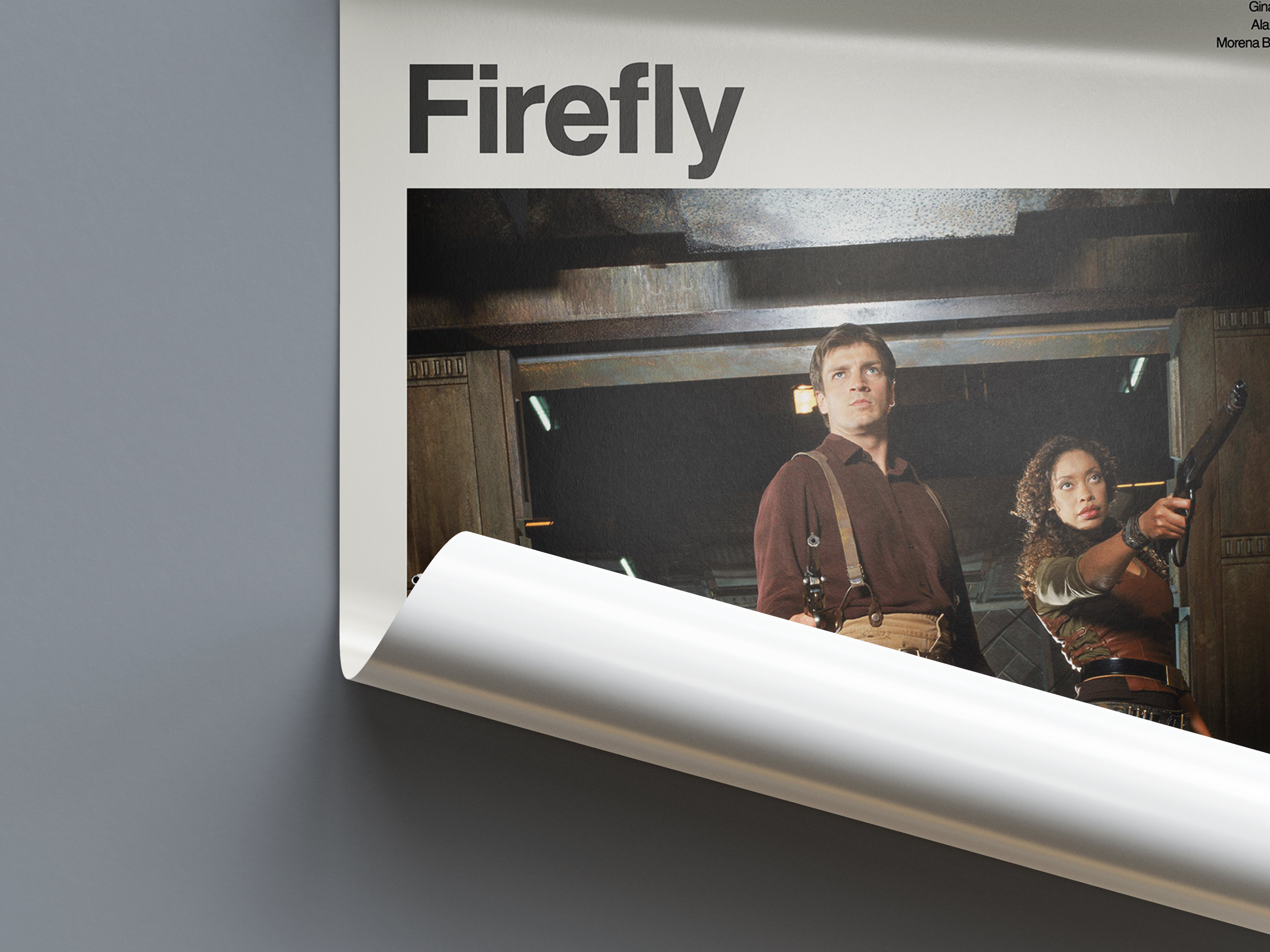 Firefly Poster Modern Tv Series Poster Print sold by Graham Clark | SKU ...