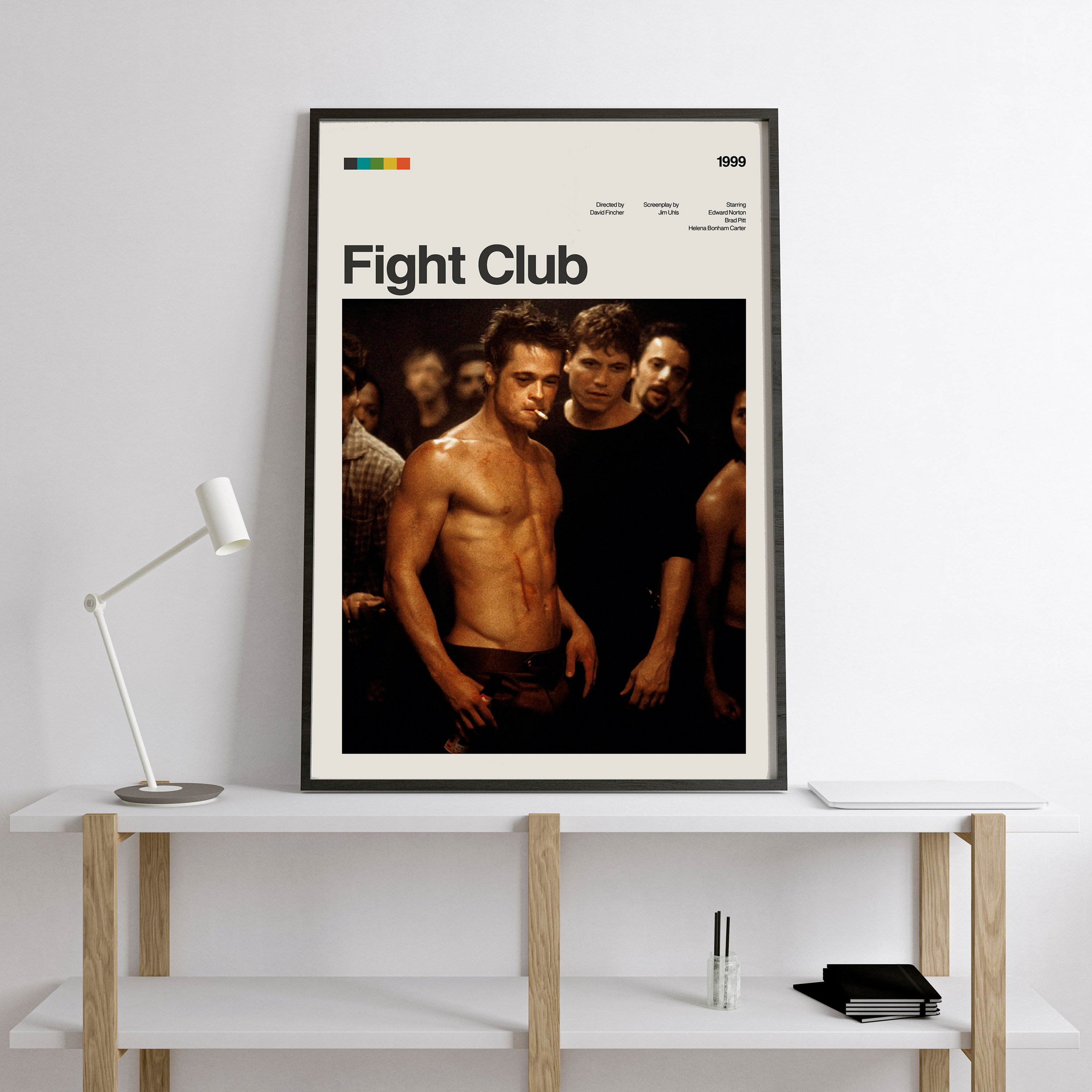 Fight Club Movie Poster, Modern Movie Poster sold by Karin Sacred | SKU ...